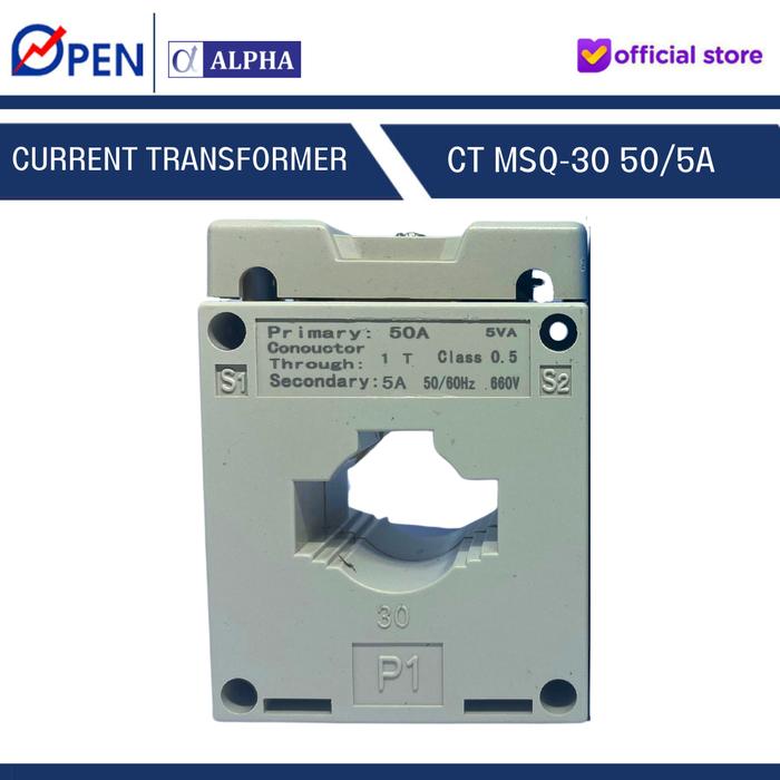 Jual CURRENT TRANSFORMER / CT MSQ-30 50/5A ALPHA - Jakarta Pusat - PUMA ...