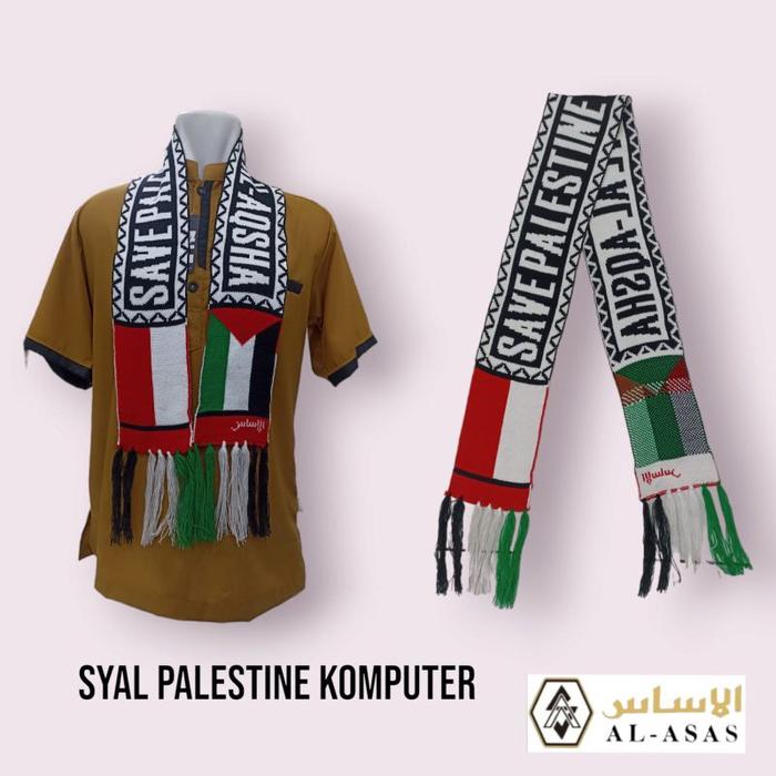 Jual AL ASAS Syal free Palestine selendang free palestine - Kab ...