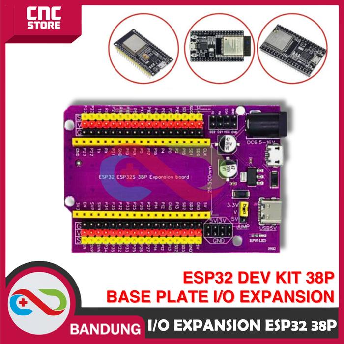 Jual I/O EXPANSION ESP32 SHIELD ESP32S 38P BASE PLATE EXTENSION - Kota Bandung - SukiTech ...