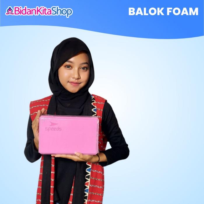 Jual Balok Foam / Yoga Block / Yoga Block Brick / Balok Yoga PVC Spee ...