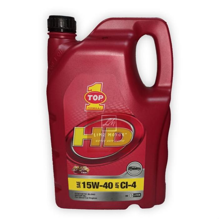 Jual Oli Top Formula One Hd Sae 15W-40 Api Ci 4 Heavy Duty Diesel 5 ...