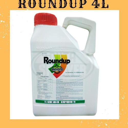 Jual Roundup 486SL 4 Liter Herbisida Racun Rumput Gulma Rondap Round up ...