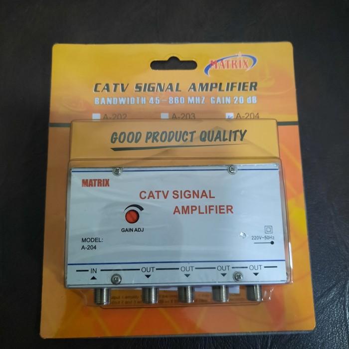 Jual Booster Antena Tv Digital / Penguat Signal Tv - Original Matrix ...
