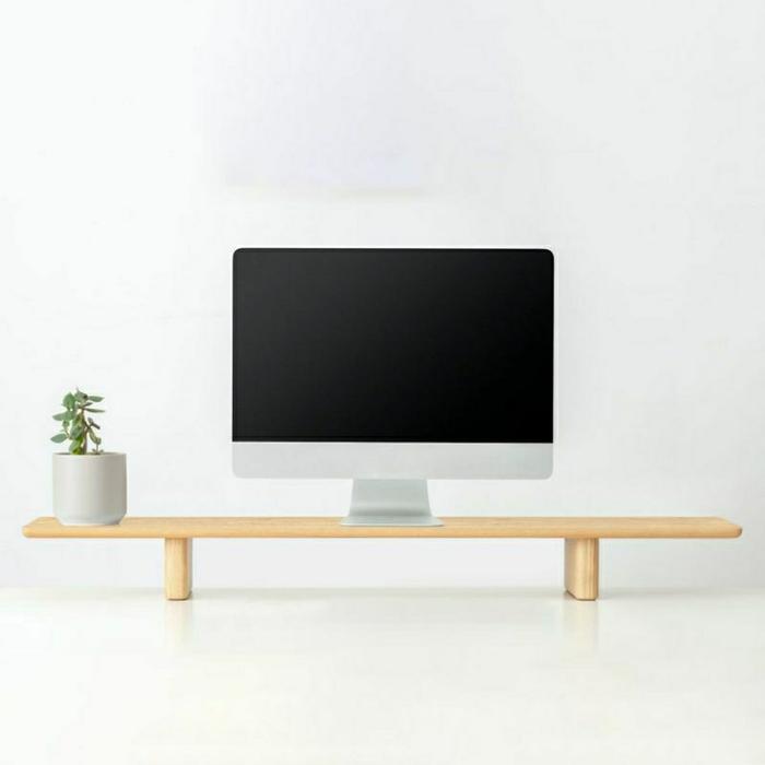 Jual Meja kayu minimalis Meja monitor Stand monitor Stand monitor ...