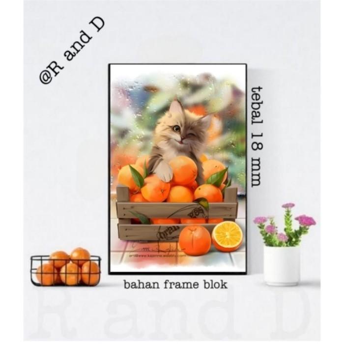 Jual Poster gambar kucing persia, hiasan dinding dekorasi bingkai foto ...