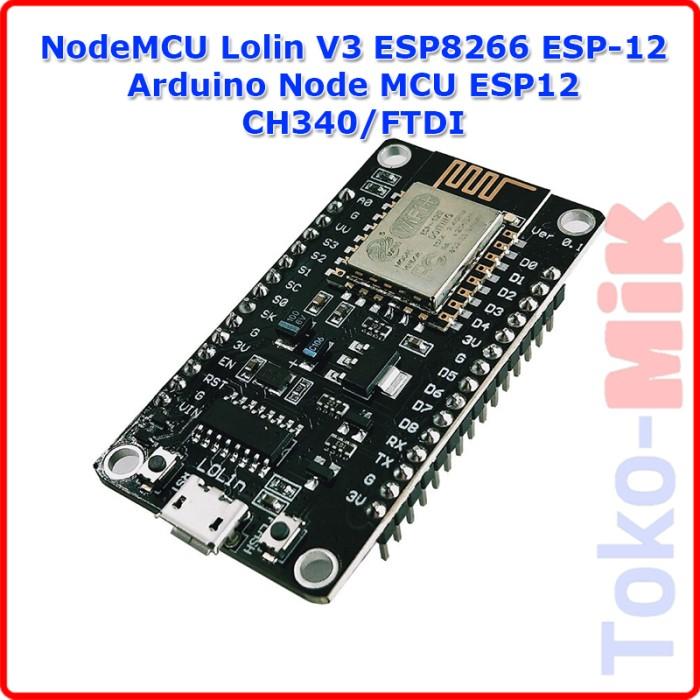 Jual NodeMCU Lolin V3 ESP8266 ESP-12 Arduino Node MCU ESP12 CH340 FTDI - Jakarta Barat - vamos ...