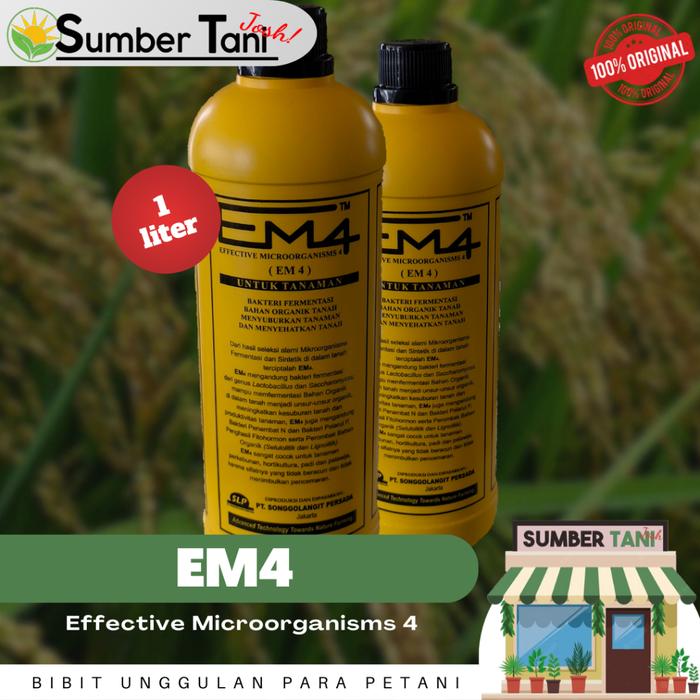 Jual EM4 Pertanian Kemasan 1 Liter Pupuk Organik Cair - Kota Bogor ...