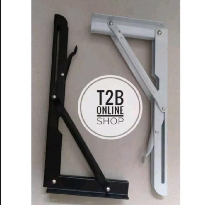 Jual Bracket / engsel meja lipat dinding / engsel siku lipat per pasang ...