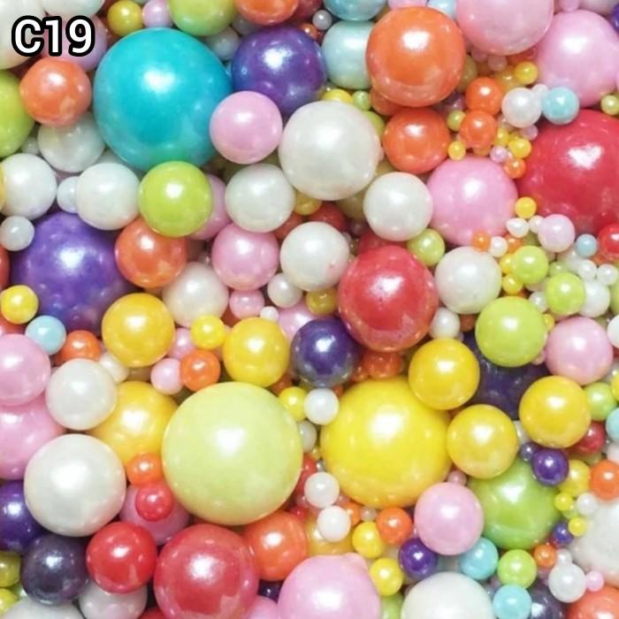 Jual Sprinkle Mix Size Warna, Sprinkle Kue 20gr, Trimit Taburan Kue ...