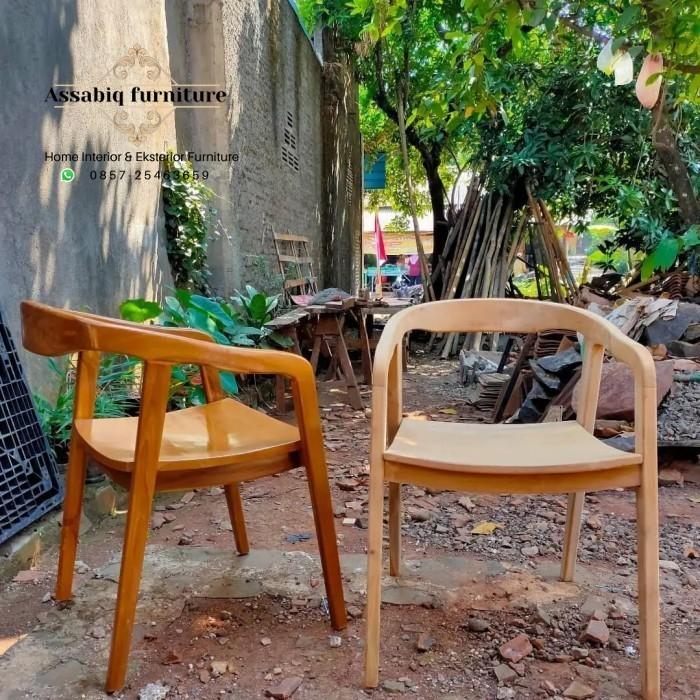 Jual kursi makan minimalis modern jati - Kursi cafe sely kayu jati - Kab. Jepara - assabiq ...
