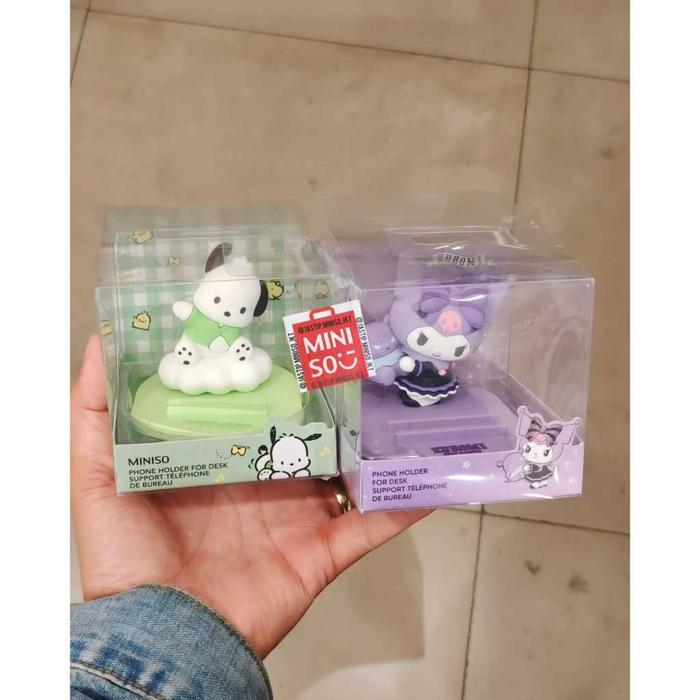 Jual MINISO x SANRIO 🆕 Phone Holder SANRIO Character Kuromi / Pochacco ...