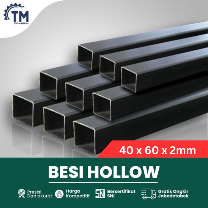 Jual Besi Hollow 40 x 60 x 2mm x 6M Full SNI Pipa Kotak Besi Holo - Kab. Tangerang - TOP ...