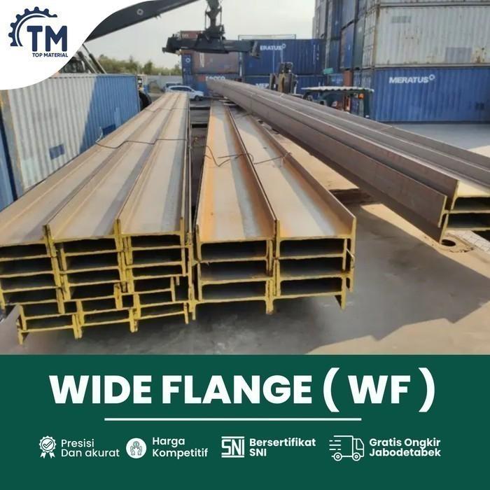 Jual Besi Baja WF Profil ukuran 150 200 250 300 350 400 450 500 Wide ...