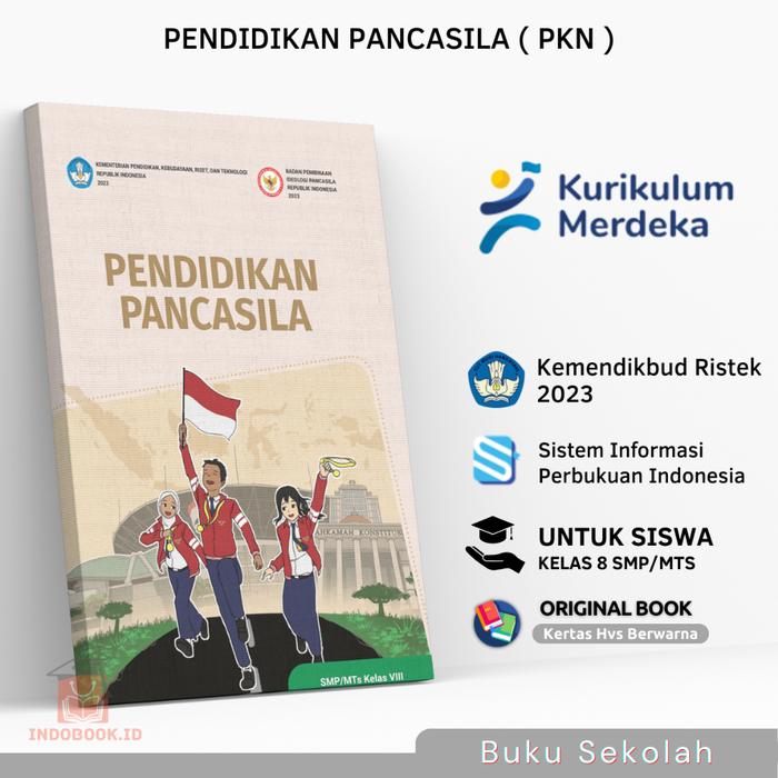 Jual BUKU PAKET PENDIDIKAN PANCASILA PKN KELAS KLS 8 2 SMP KURIKULUM MERDEKA KUMER KURMER ...