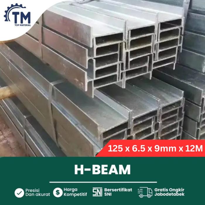 Jual Besi H-Beam 125 x 125 x 6.5 x 9mm x 12M Merek LS Full SNI - Ready ...