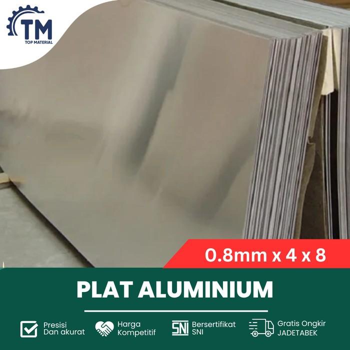 Jual Plat Aluminium 0.8mm x 4 x 8 (1200 x 2400) SNI ALM Sheet Plate ...