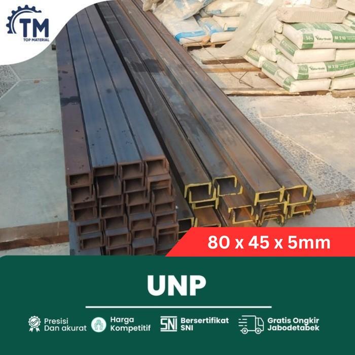Jual Besi UNP 80 x 45 x 5mm x 6M Sertifikat SNI - Ready KS,LS,EQ - Kab ...