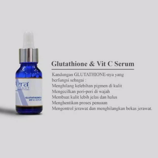 Jual Produk AURA BRIGHT GLUTHATHIONE N VIT C SERUM - SERUM VIT C WAJAH ...