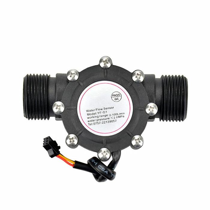 Jual YF-G1 Water Pipe Flow Meter Sensor Counter Indicator Hall Store QQ ...