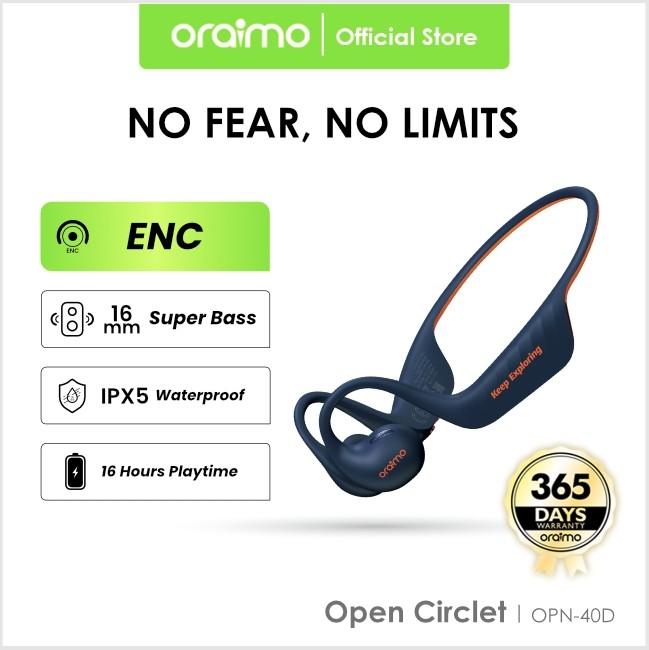 Promo Oraimo Bluetooth Headset Opencirclet v5.0 Wireless Waterproof OPN-40D Cicil 0% 3x - Kota ...