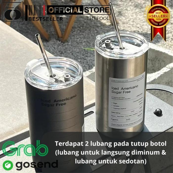 Jual Botol Minum Air Tahan Dingin Es Krim Stainless Steel Tumbler Ice ...