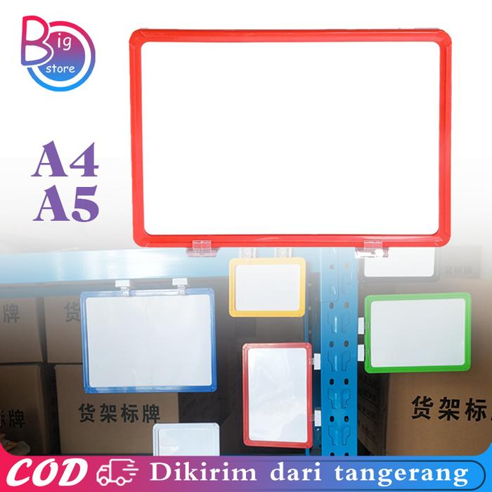 Jual Pop Up Frame Promotion A4/A5 Papan Promosi Frame Promosi + Base ...