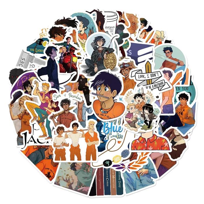 Jual 10/30/50pcs Cool Percy Jackson Stickers Cartoon Decals Graffiti D ...