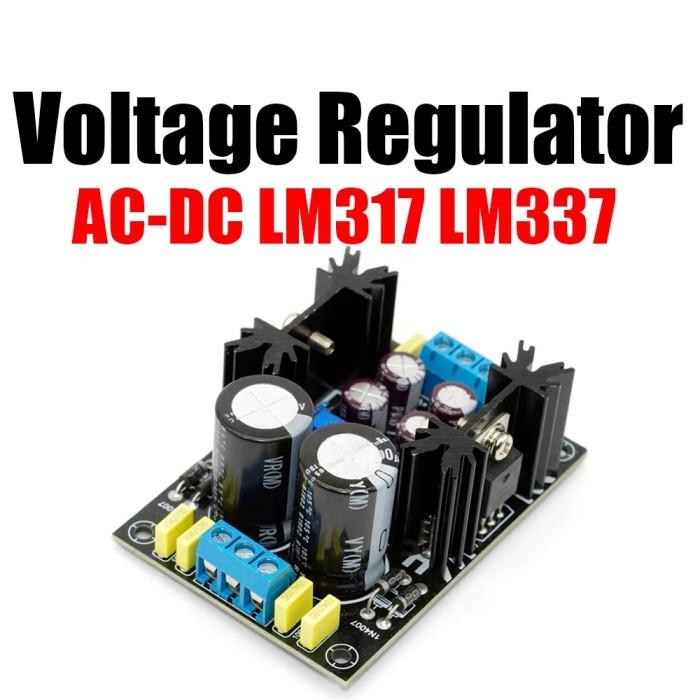 Jual AC TO DC LM317 LM337 Adjustable Positive Negative Power Supply ...