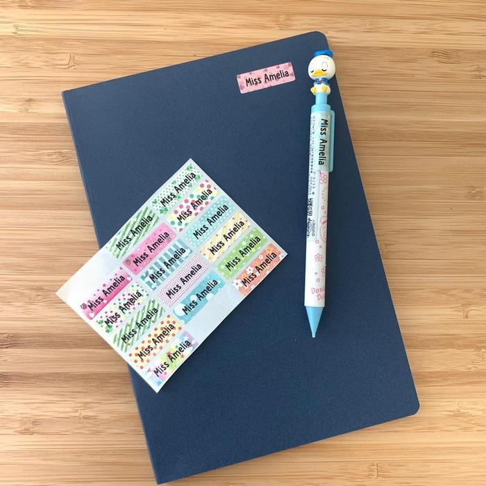 Jual MILABEL - STIKER LABEL NAMA ORI lucu untuk anak custom nama, anti ...