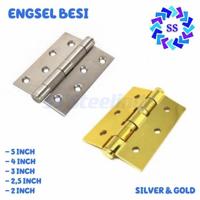Jual ENGSEL PINTU-LEMARI-JENDELA BESI (2-3-4-5 INCH) PUTIH-KUNING ...