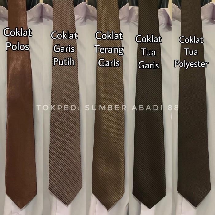 Jual Dasi Panjang Pria Warna Coklat Muda Cokelat Tua Polos dan Motif ...