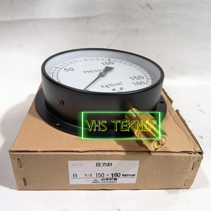 Jual PRESSURE GAUGE / MANOMETER YAMAMOTO 6 INCH 160 KG/CM2 Best - Kota ...
