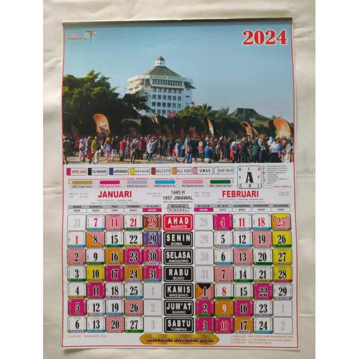 Jual MURAH Kalender Jawa 2024 - Kalender Pawukon Jawa Lengkap - Jakarta ...