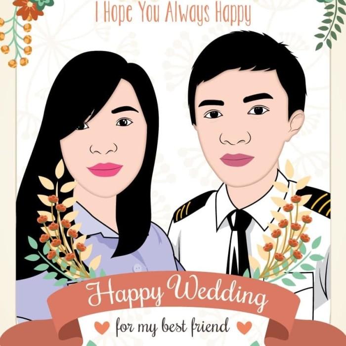 Jual Karikatur Digital & Vector Muka 1 Kepala & 2 Kepala Berkualitas ...