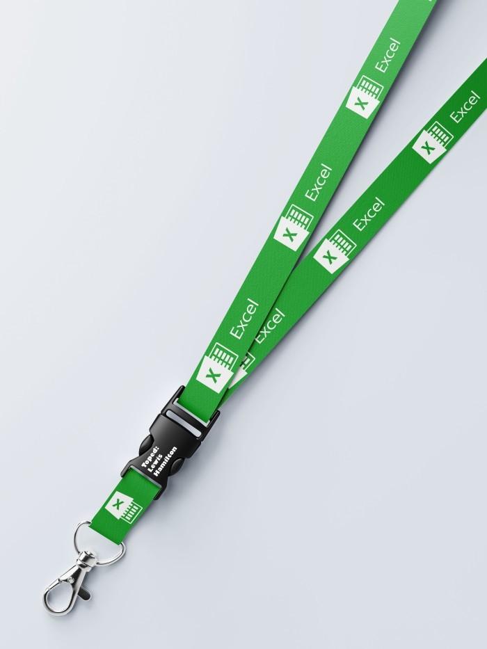 Jual Lanyard Logo Microsoft Excel Bisa Satuan Custom Request - Jakarta ...
