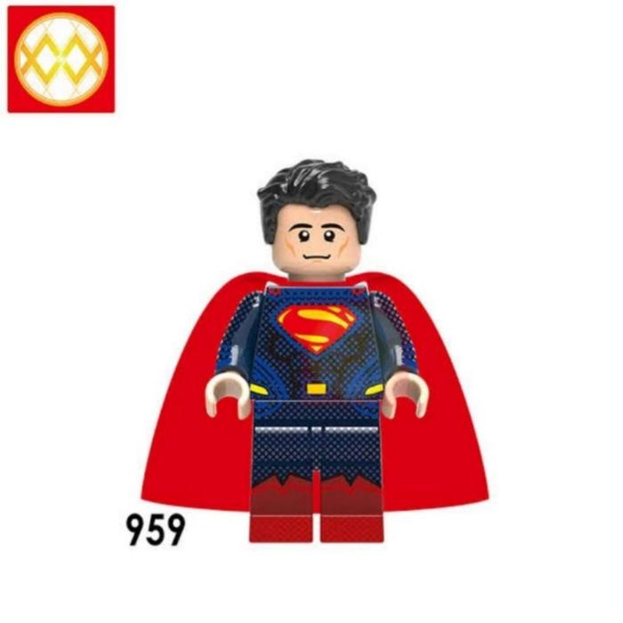 Jual Lego Superman Henry Cavill Black Adam Cameo Minifigure No Dus Dc ...