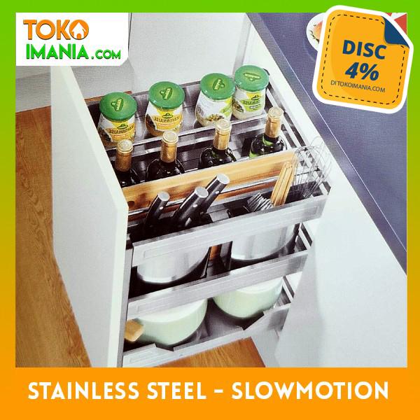 Jual RAK TARIK BOTOL BUMBU SERBAGUNA VITCO SS 20540 SM stainless - Kota ...