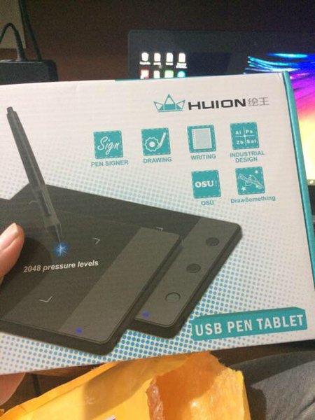 Jual Ready !! Huion H420 420 Usb Pen Pad Tablet Desain Grafis Signature - Jakarta Pusat ...