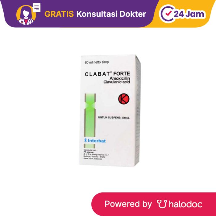 Jual Clabat Forte Dry Sirup 60 ml - Antibiotik - Halodoc - Jakarta ...