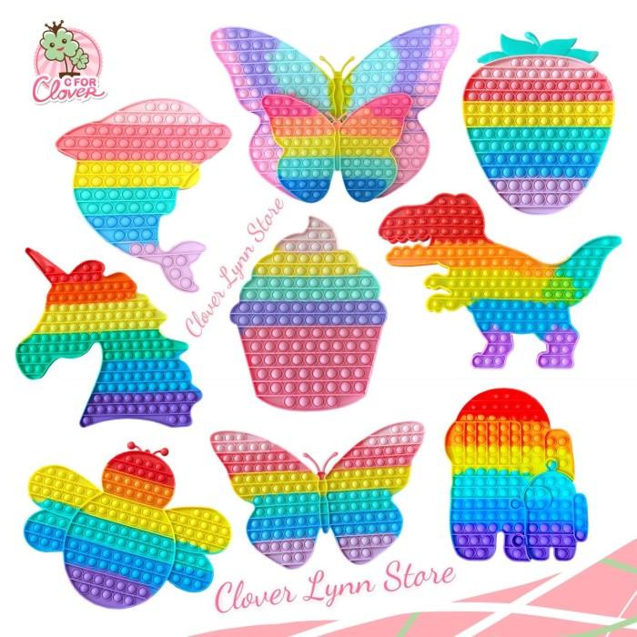 Jual Pop It Jumbo Rainbow Big Size Xxxl /popit Tiktok Fidget Bubble Tik ...