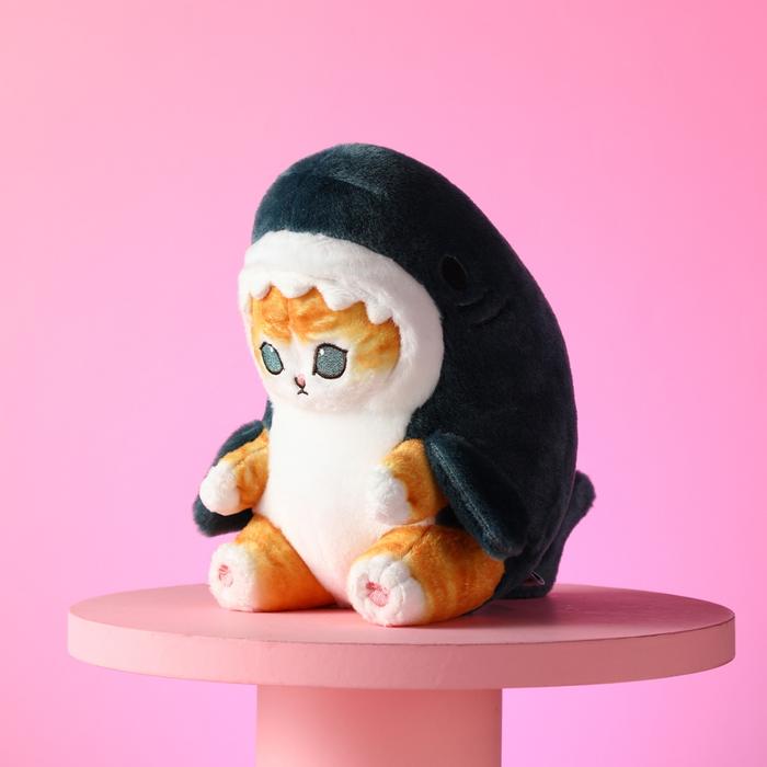 Jual Miniso Boneka Bantal Kucing Hiu Cat Toys Mofusand Series 8in ...