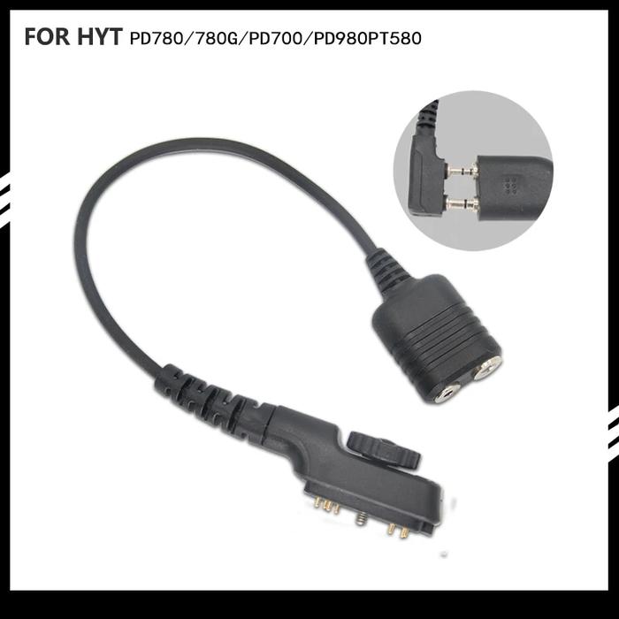 Jual Audio Adapter Connector For Hytera PD700 PD780 PT580H PD705 PD785 ...