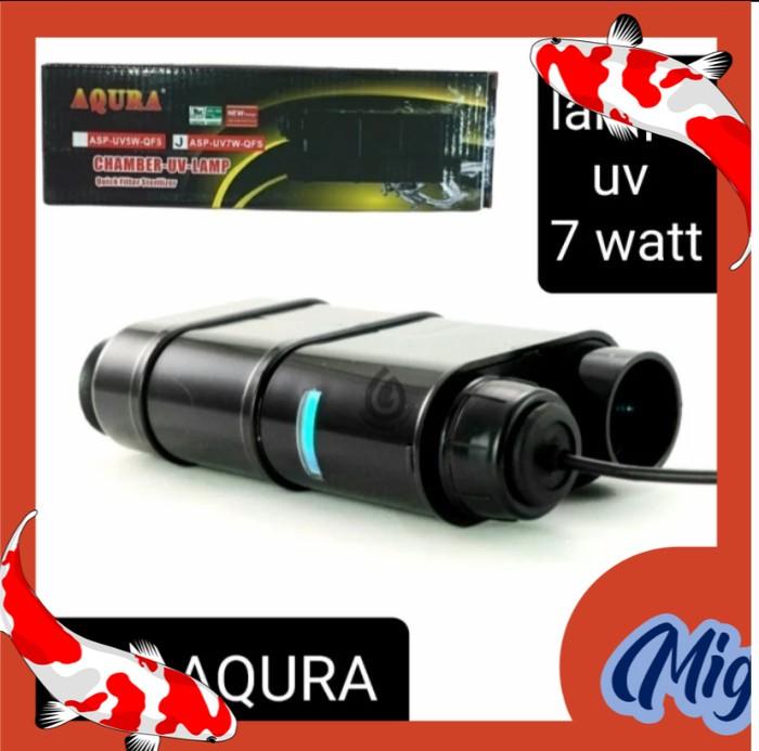 Jual aquarium lampu uv tabung AQURA ASP UV 7 W QFS 7 watt sterilized - Kota Depok - MIGUEL ...