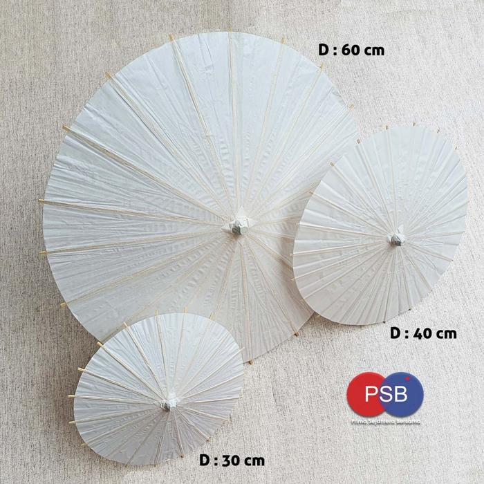 Jual Payung kertas mini / payung lukis / payung gambar (Diameter : 60 ...