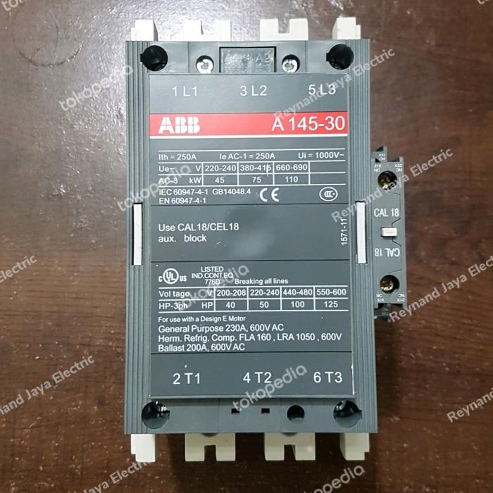 Jual ABB A145-30 kontaktor 3 phase 250a Best - Kota Surabaya - AGUNG ...