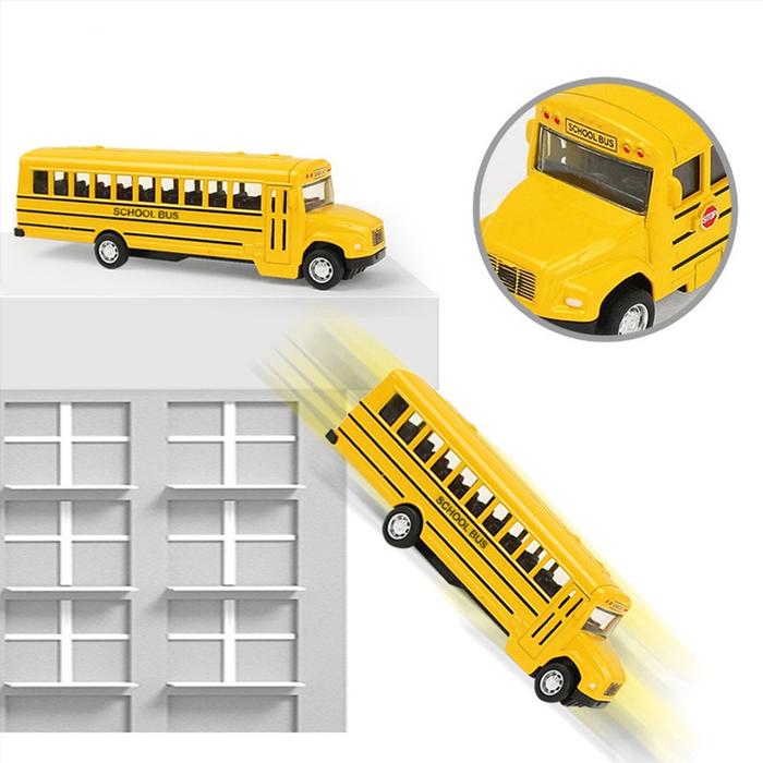 Jual Mainan Anak Diecast Bus Sekolah School Bus Panjang 14 Cm Di Seller ...