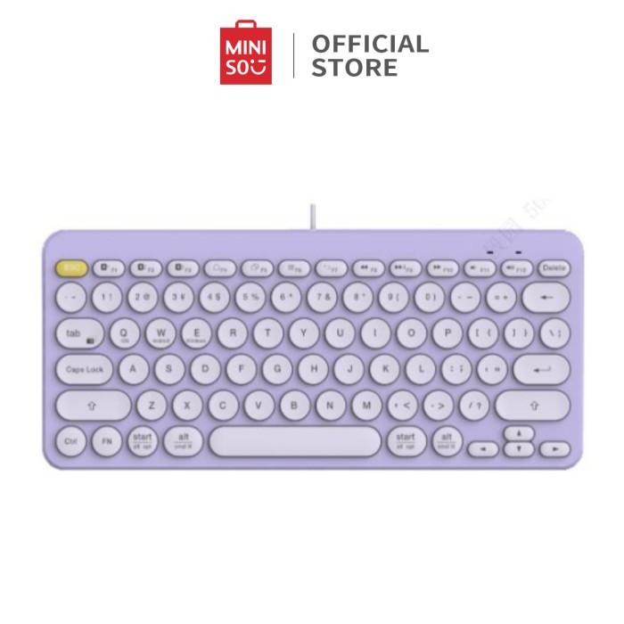 Jual BKE - 323 MINISO FASHIONABLE MINI WIRED KEYBOARD MODEL SW-KB611 ...