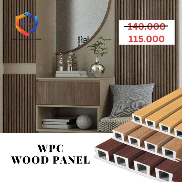 Jual WPC PANEL /WALL PANEL WPC PER LEMBAR / WORLD PANEL Panjang 2.90 ...