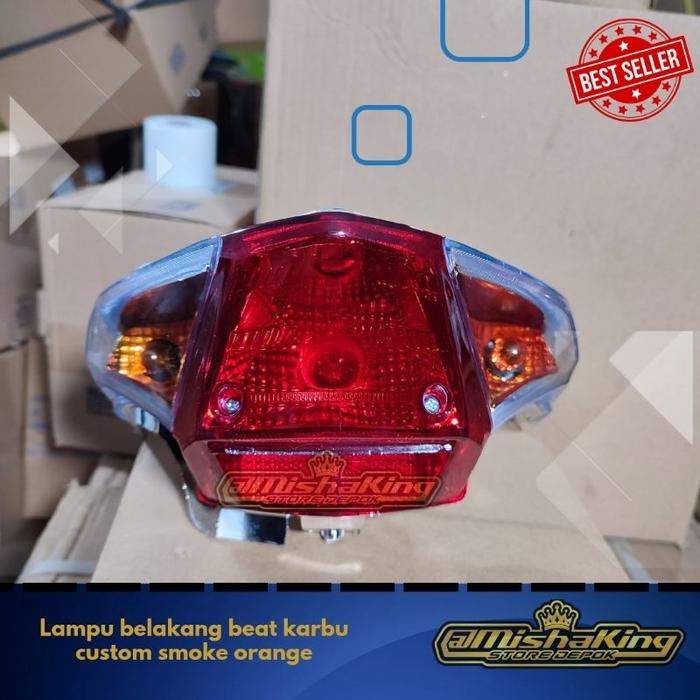 Jual Lampu belakang beat karbu custom smoke orange - Kota Depok - Misha ...