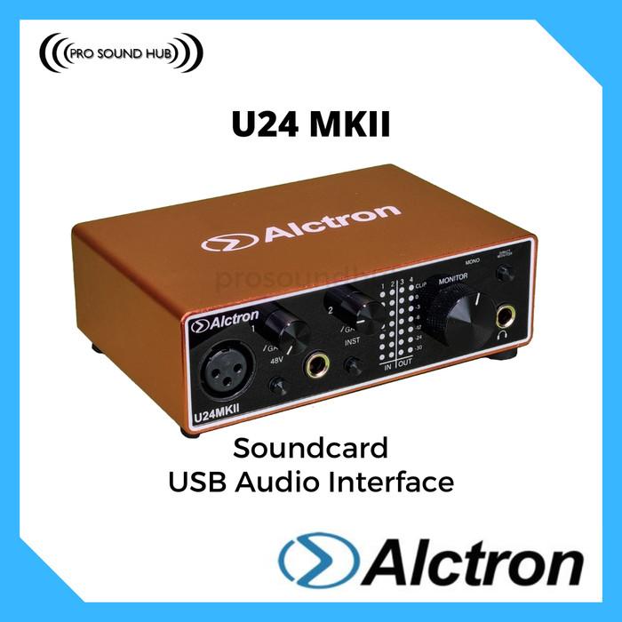 Jual ALCTRON U24 MKII U24MKII SOUNDCARD USB AUDIO INTERFACE XLR 2 ...